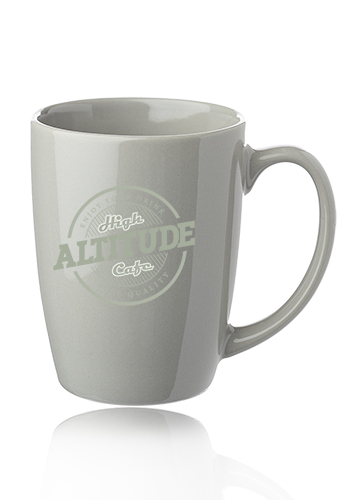 12 oz. Curved Java Custom Coffee Mugs with Logo | CM599 - DiscountMugs