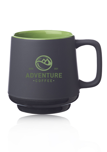 Custom 12 oz. Stackable Ceramic Mug | 5018 - Discountmugs