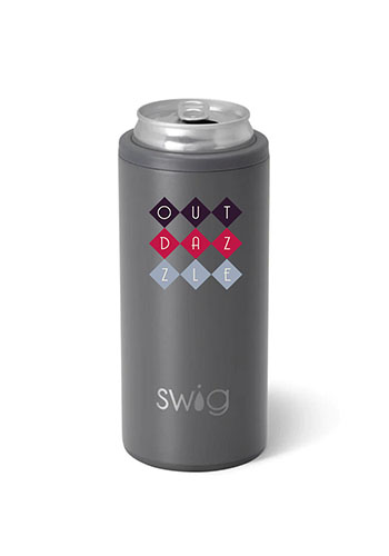 Printed 12 oz SWIG® Stainless Steel Slim Can Cooler |IDSWIG7212 ...