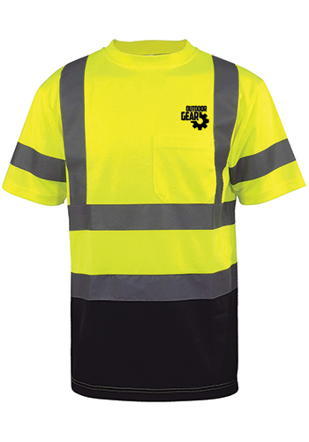 Custom Class 3 Safety Two Tone T-Shirt With Pockets |IDSVT944 ...