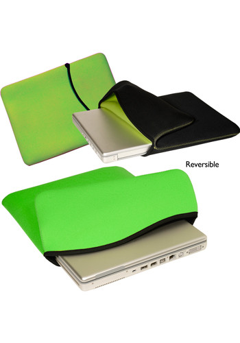 Custom Neoprene Reversible Laptop Sleeves | PLLT3804 - DiscountMugs