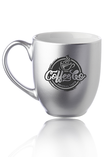 Large 16 oz Bistro Glossy Personalized Coffee Mugs 12 Colors | 5000 ...