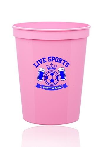 Custom 16 oz. Reusable Plastic Stadium Cups | SC16 - DiscountMugs