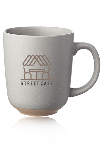 Custom 17 oz. Ocean Pines Speckled Clay Bistro Mugs | CM1031 - DiscountMugs