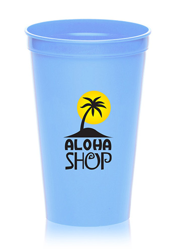 Custom 22 oz. Full Color Stadium Cups | SC22F - DiscountMugs