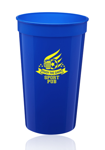 Custom 22 oz. Plastic Stadium Cups | SC22 - DiscountMugs