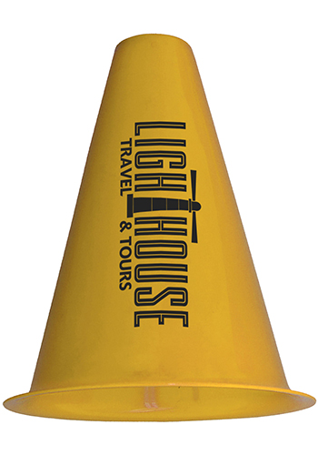 Personalized 8 in. Plastic Megaphones | GRMEGA8 - DiscountMugs
