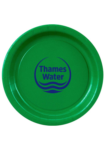 Printed 9 Inch Colored Paper Plates |TSCPL9S - DiscountMugs