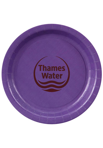 Printed 9 Inch Colored Paper Plates |TSCPL9S - DiscountMugs