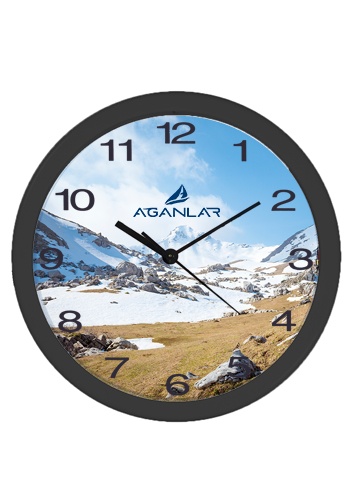 Custom 12 Plastic Economy Overs Wall Clocks | IV9724 - DiscountMugs