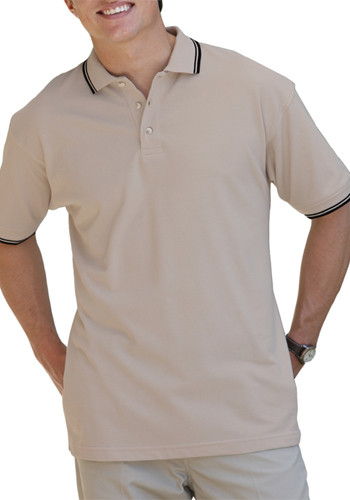Embroidered Mens Tipped Collar & Cuff Polo Shirts | BGEN7205 - DiscountMugs