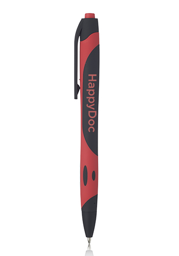 Affordable Detroit Rubberized Plastic Pens |BP392 - DiscountMugs