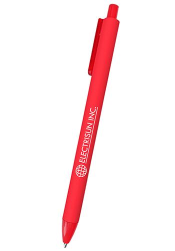 Affordable Flex Soft Touch Rubberized Ball Point Pen | LQ351 - DiscountMugs