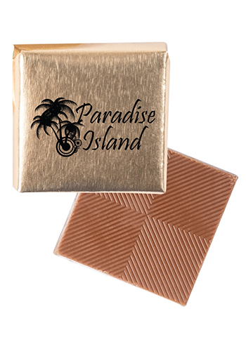 Printed Individually Wrapped Chocolate Squares |CIAL100 - DiscountMugs