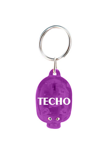 Personalized LED Pig Keychains | IL797 - DiscountMugs