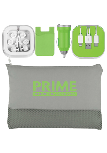 Printed On-the-Go Tech Essentials Kit |X20583 - DiscountMugs