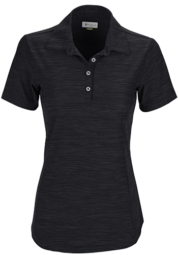 Personalized Women's Greg Norman Play Dry® Heather Solid Polo |VAWNS9K478 - DiscountMugs