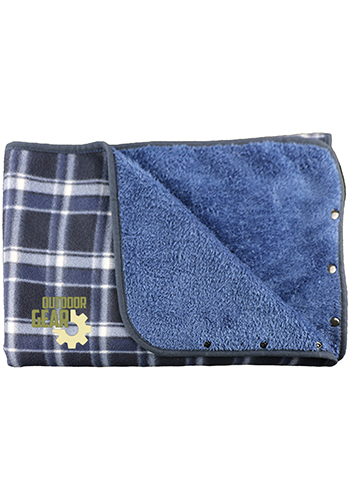 Printed Reversible Wearable Blanket | APFBW50 - DiscountMugs