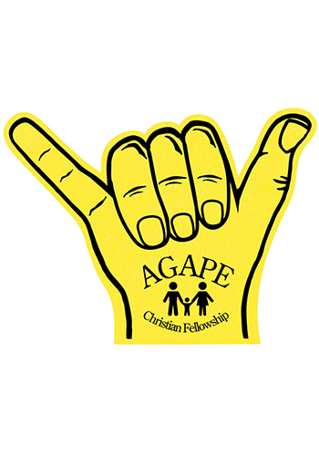 Bulk Small Shaka Foam Hands |AF1729 - DiscountMugs