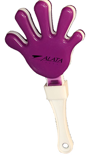 Personalized Color Hand Clappers | WCMUS0 - DiscountMugs