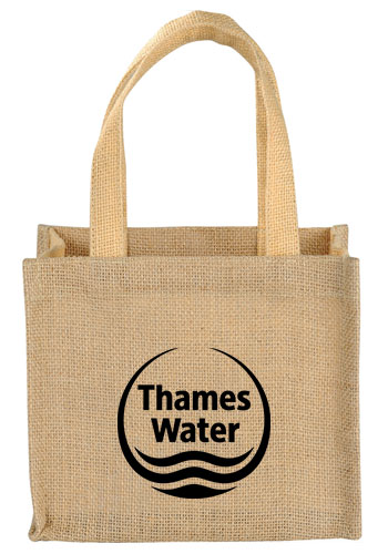 Personalized Mini Jute Tote Bags | SM7122 - DiscountMugs
