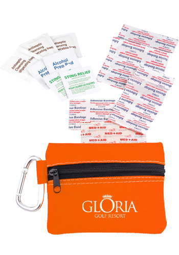 Promotional Zippered First Aid Pouches | SM1502 - DiscountMugs