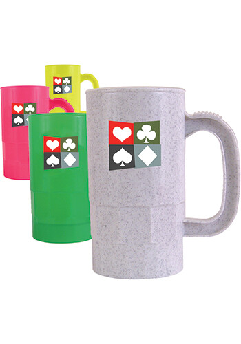 Custom Plastic Beer Mugs - Personalized Plastic Beer Mugs | DiscountMugs