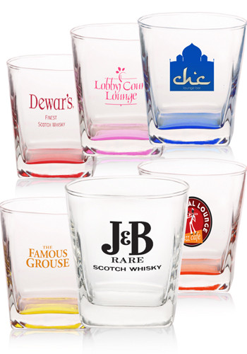 Personalized 98 Oz Square Whiskey Glasses Dg93 Discountmugs