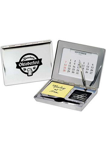 Promotional Executive Silver Desk Organizer | NOI304668 - DiscountMugs