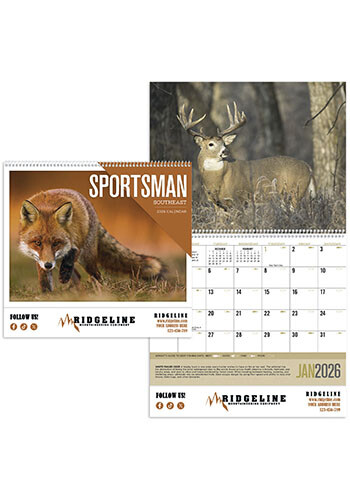 Custom Southeast Sportsman Triumph Calendars | X11332 - DiscountMugs