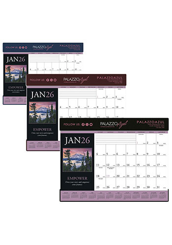 Custom Triumph Motivations Desk Pad Calendars | X11398 - DiscountMugs