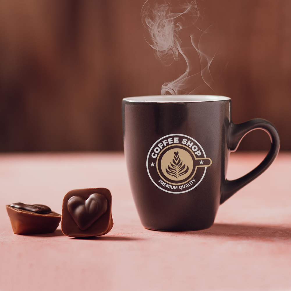 Custom 12 oz. Java Two Tone Coffee Mugs | CMB1255 - DiscountMugs