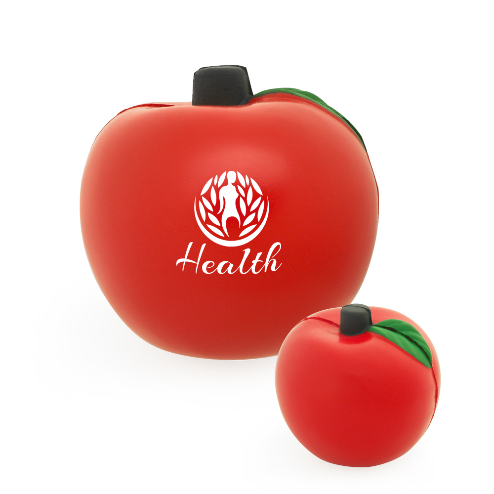 Custom Apple Stress Balls | STRESS23 - DiscountMugs