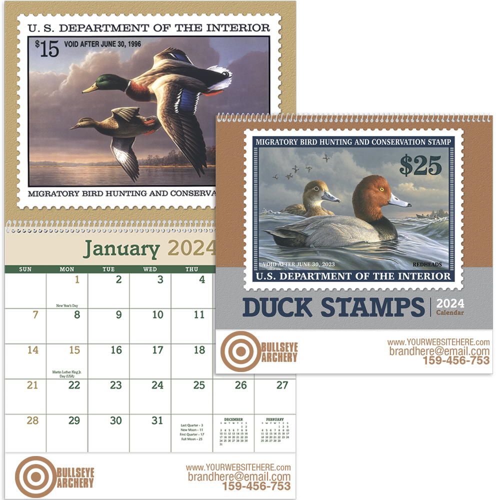 Custom Duck Stamp Triumph Calendars | X11336 - DiscountMugs