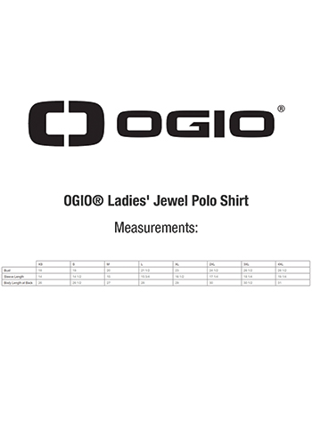 Custom OGIO® Ladies' Jewel Polo Shirt |LOG101 - DiscountMugs