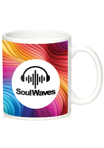 11 oz. Full Color Glossy Custom Photo Mugs | S7102 - DiscountMugs