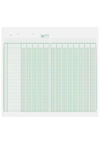 Wholesale 13-Columns Buff Columnar Work Sheets | DFS21138 - DiscountMugs