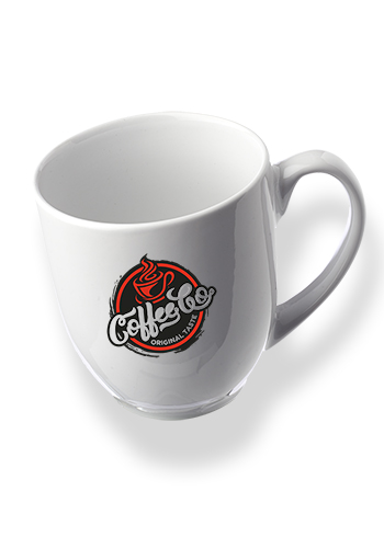 Large 16 oz Bistro Glossy Personalized Coffee Mugs 12 Colors | 5000 ...