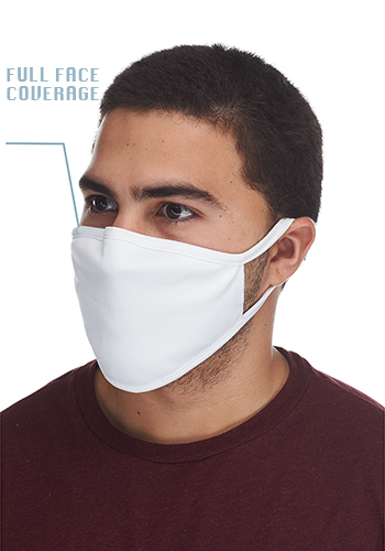 3-Layer Reusable Custom Face Mask | MA12 - DiscountMugs