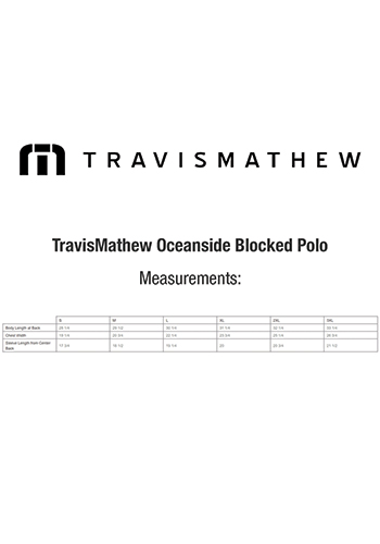 Wholesale TravisMathew Oceanside Blocked Polo |TM1MU414 - DiscountMugs