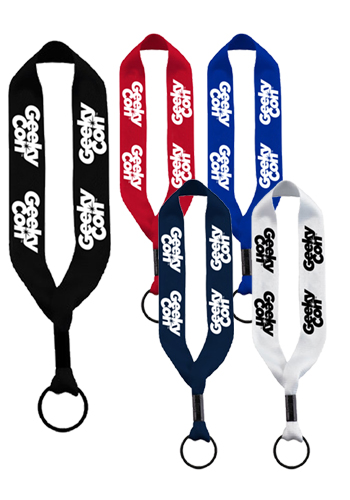 Custom 0.75 inch Polyester Key Chains with Crimp Split Ring | SUAKCP34M ...