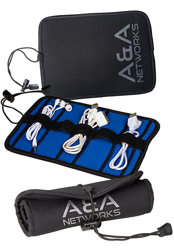 Printed Neoprene Roll-Up Tech Cases with Cord Closure | PLLT3041 ...
