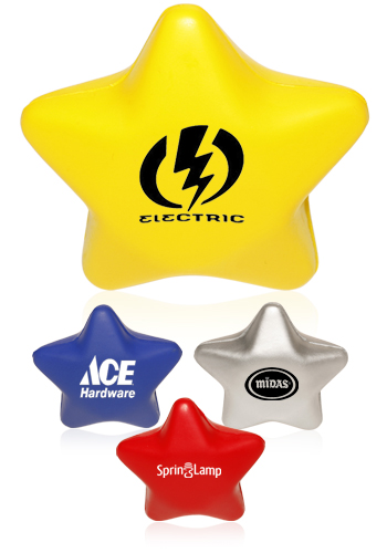 Custom Star Stress Balls | STRESS09 - DiscountMugs