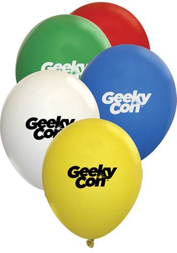 Custom 9 Inch Standard Latex Balloons | GB9STD - DiscountMugs