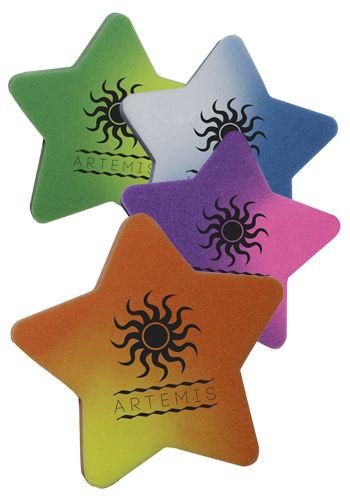 Promotional Mood Die Cut Star Erasers | AK02134 - DiscountMugs
