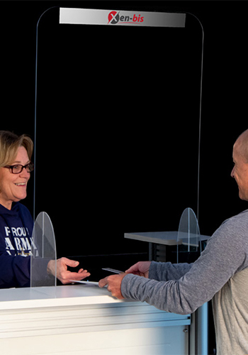 Custom 40 In x 32 In Protective Acrylic Counter Barriers |SHD259134 ...