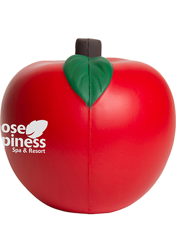 Custom Red Apple Stress Balls | AL26020 - DiscountMugs