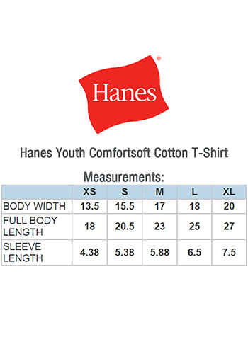 Printed Hanes Heavyweight Comfort Soft Youth T-shirts | 5480 - DiscountMugs