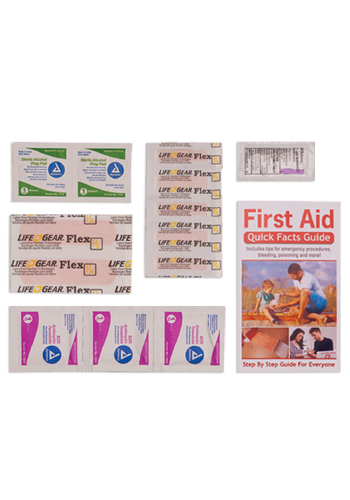 Custom Basic First Aid Kit in Resealable Plastic Bag | SUZSKBASIC