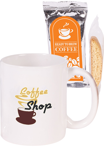 Printed Biscotti Breakfast Gift Set | CIBIS201 - DiscountMugs